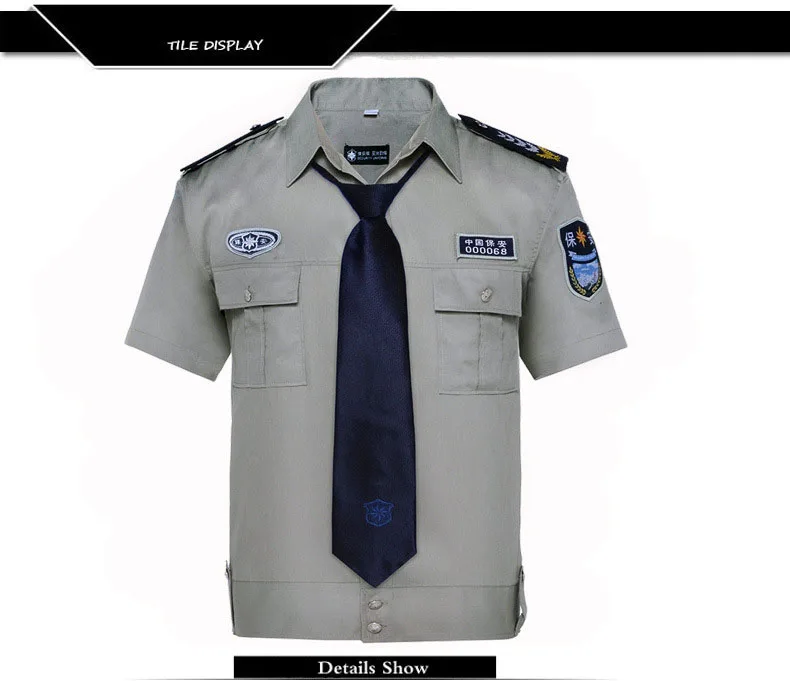 Private Security Guard Uniform Tactical Grey Security Uniform - Buy ...