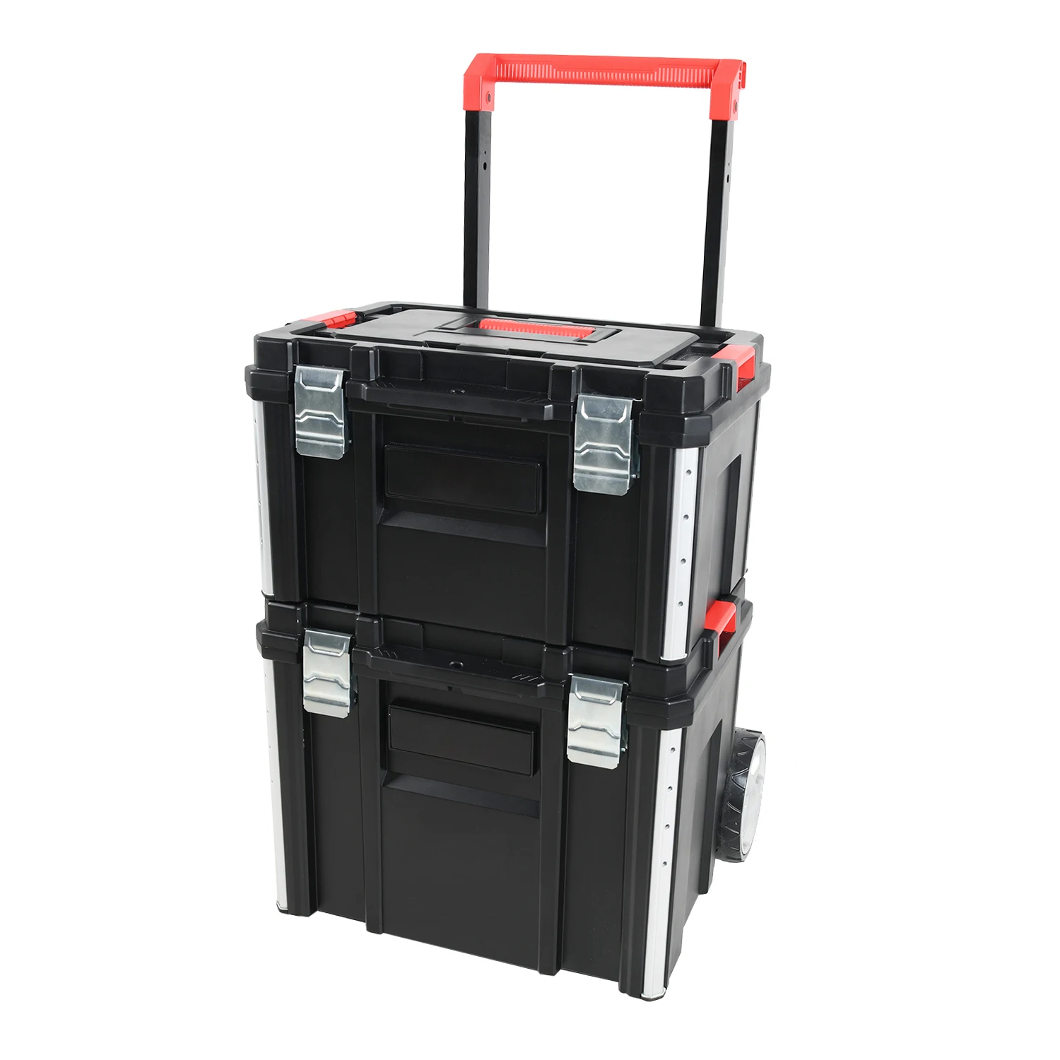 Vertak Hand Trolley Stackable Tool Box Set Iron And Pp Plastic Mobile ...