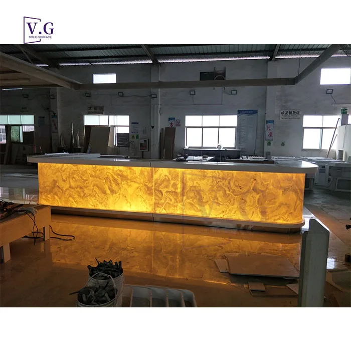 Custom LED bar Counter Design High-end Stand Out Restaurant Hotel ...