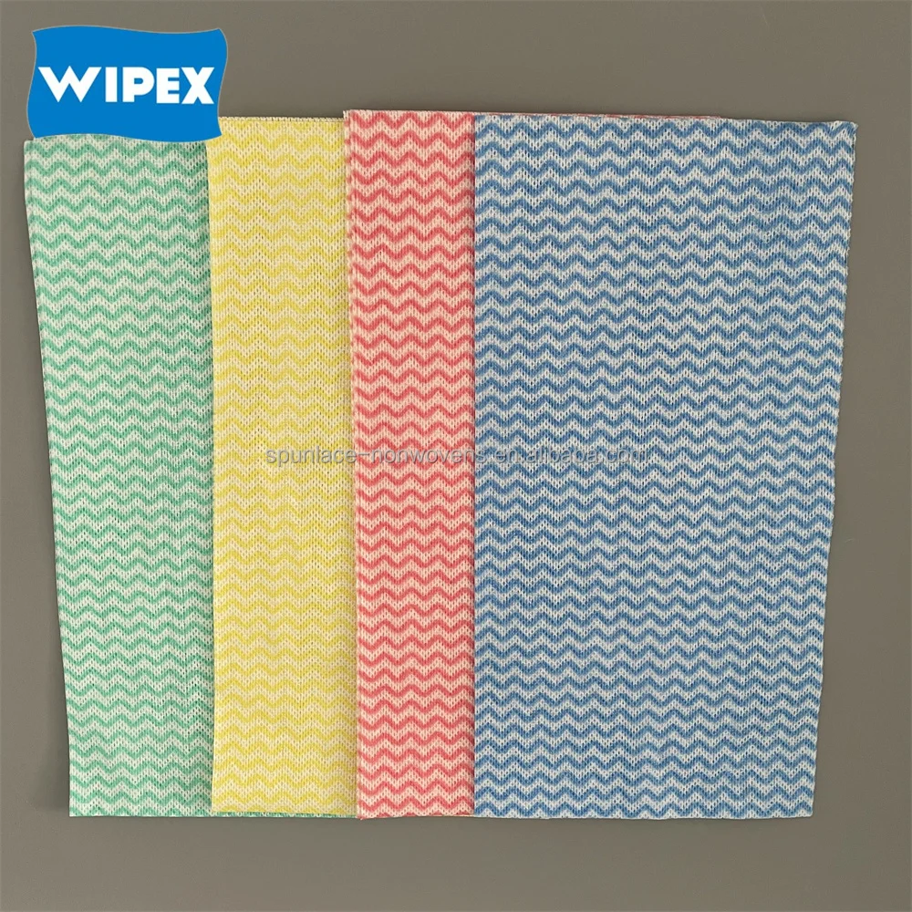 Disposable Spunlace Nonwoven Colour-coded Wiping Cloths Kitchen ...