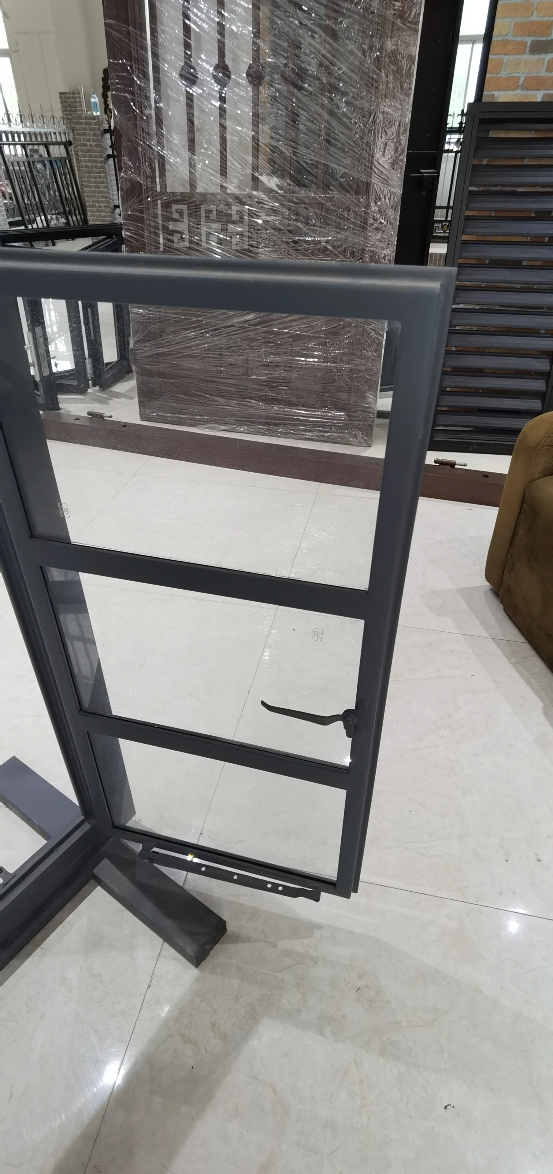 Simple Iron Window Grills Window Modern Style Steel Frame Slimline ...