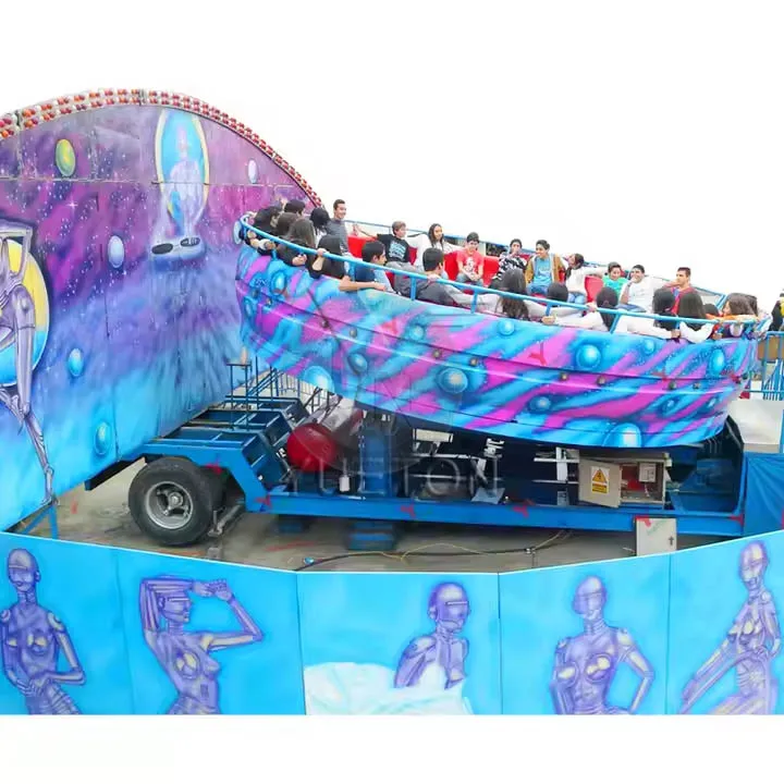 Portable Foldable Turntable Disco Tagada Rides Popular Amusement for ...