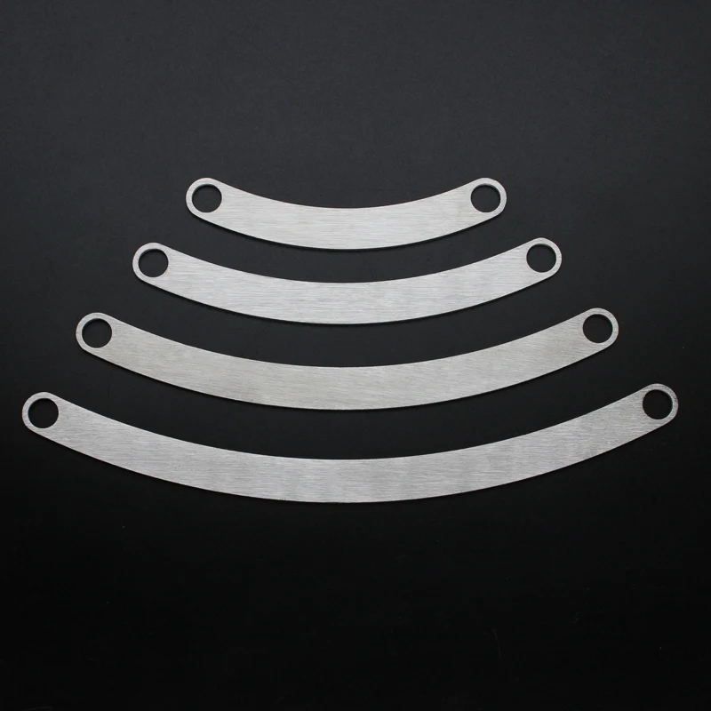 Stainless Steel Curved Bar Necklace for DIY Jewelry Making