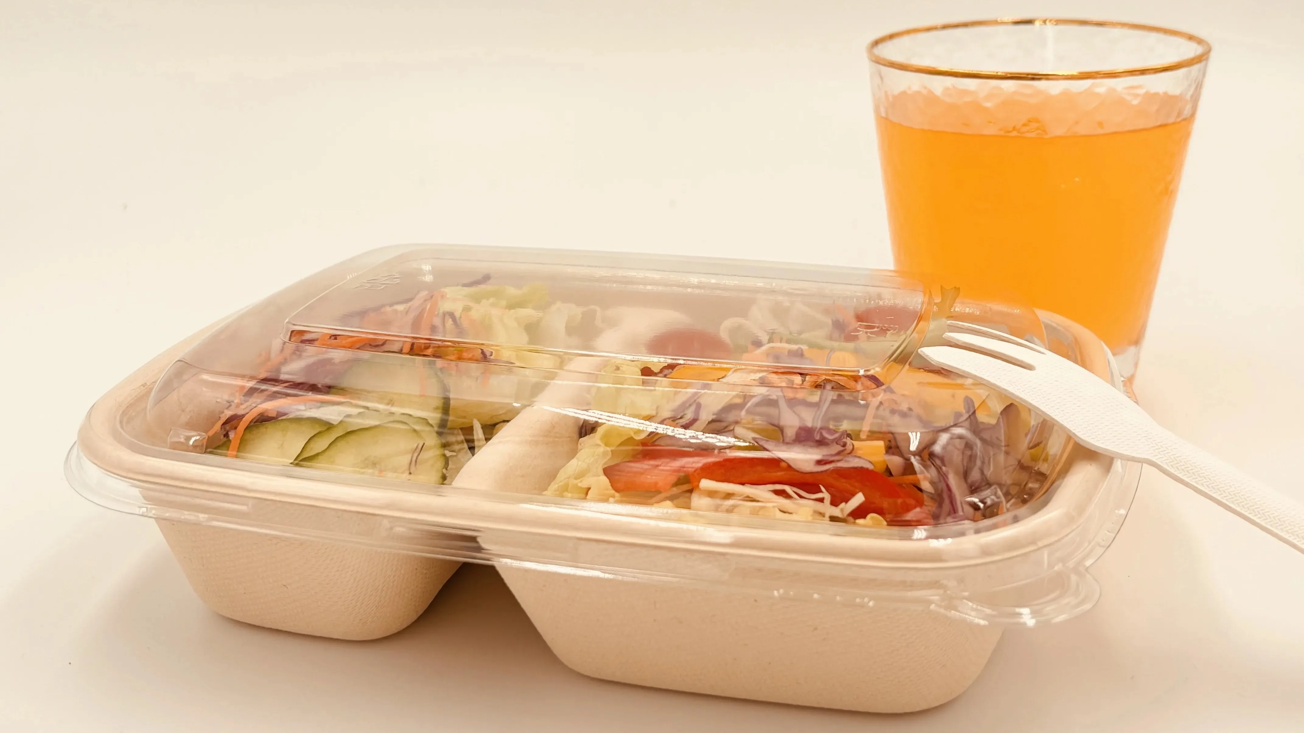 Recyclable Biodegradable Takeout Food Pulp Lunch Bento Box Paper ...