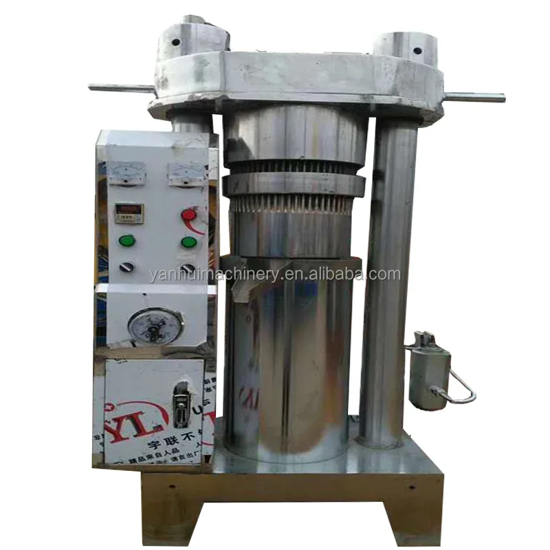 Hydraulic Stainless Steel Sesame Oil Squeezing Argan Oil Expeller ...