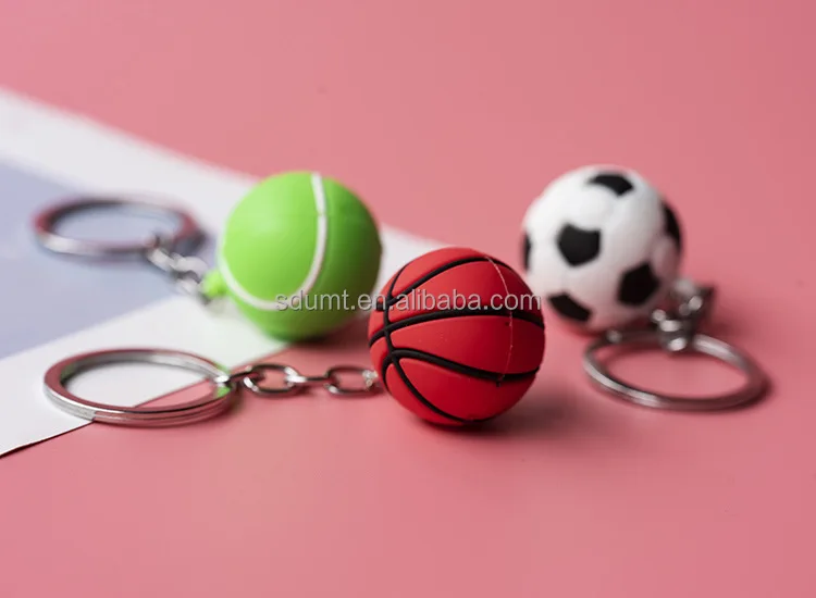 Custom Key Chain Popular Fashion Basketball Keychain Pendant Soccer ...