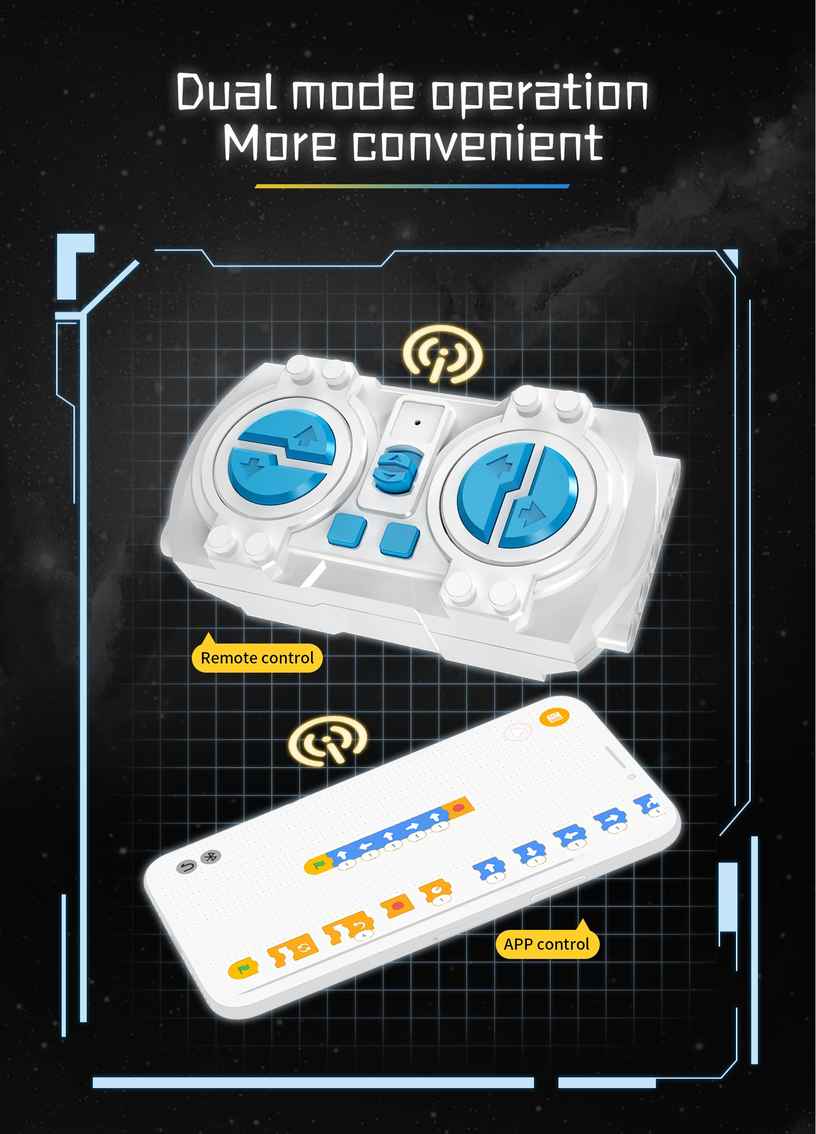 5 in 1 APP Control Robot Building Block Toys - Educational DIY