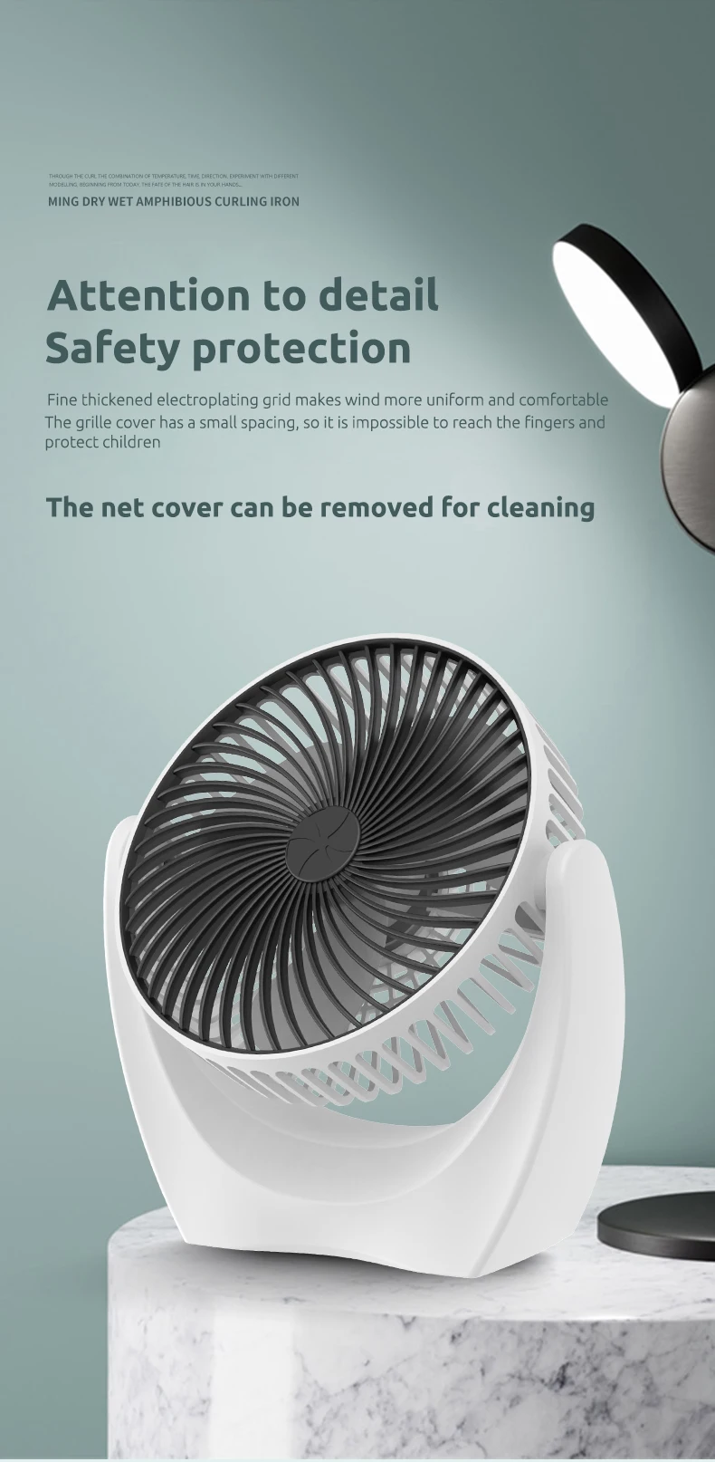 Usb Desktop Circulating Slient Design Small Electric Usb Fan Cooling ...