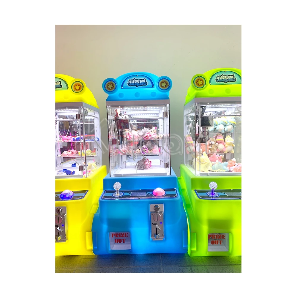 Mini Electronic Custom Coin Operated Arcade Crane Stuffed Animals Plush ...