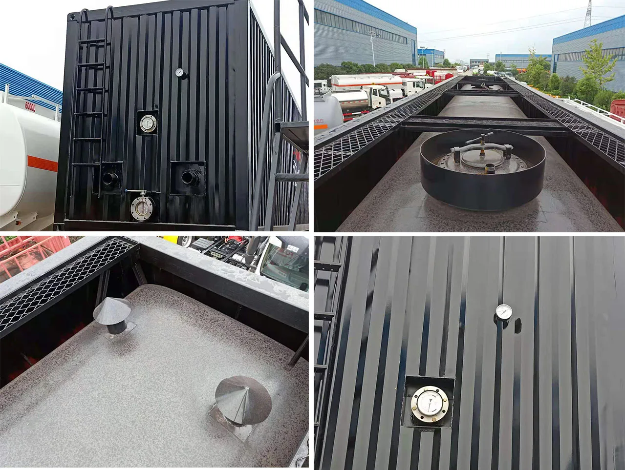 40ft Asphalt Storage Vacuum Layer Tank Container With Factory Price ...