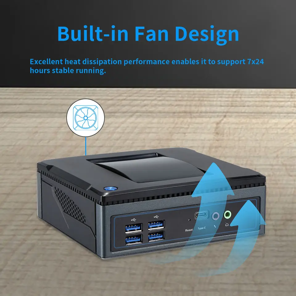Customized I3 I5 I7 Fanless Mini Computer Barebone Ops 6th 11th Gen Ops ...