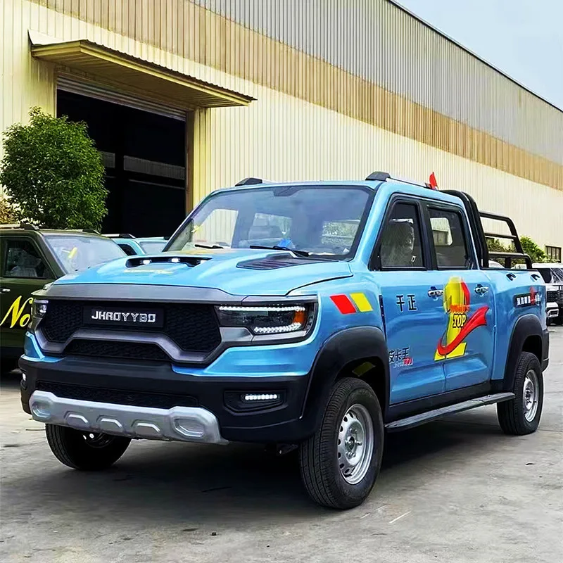 4x4 Mini Electric Pickup Truck - 4 Door, 5 Seat, Large Trunk