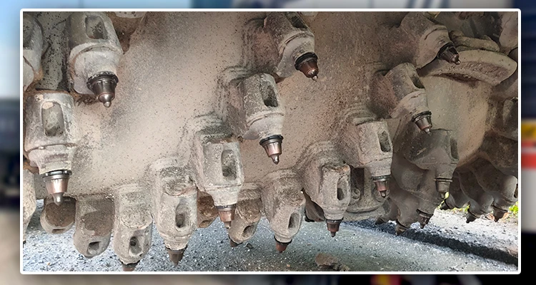 Road Milling Teeth For Sandvik W6 20x Asphalt Cold Planer Milling ...