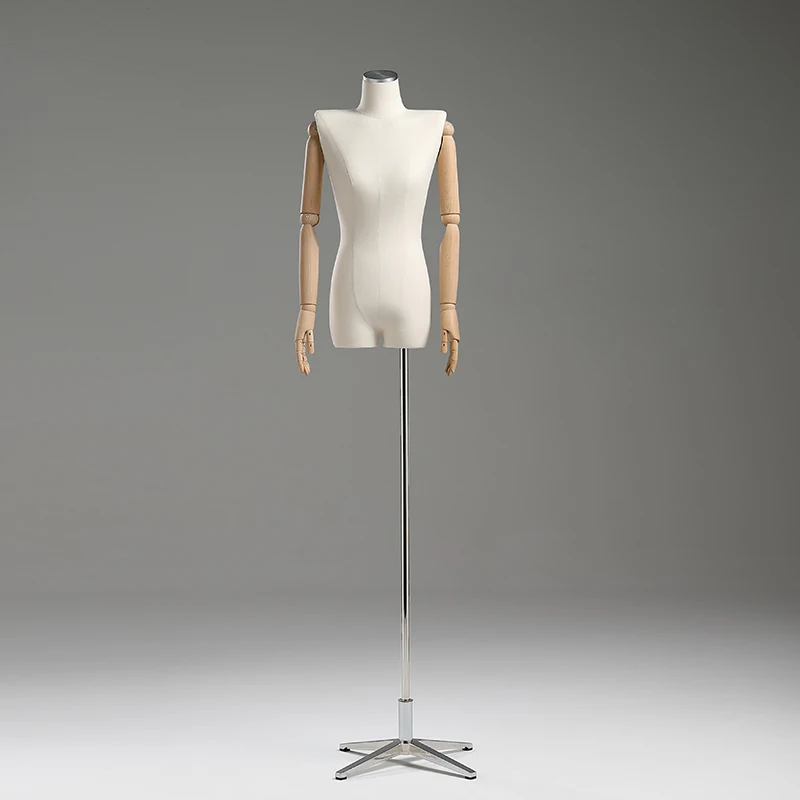 Clothing Display Body Dressmaker Dummy Dress Form Mannequin Female Half ...