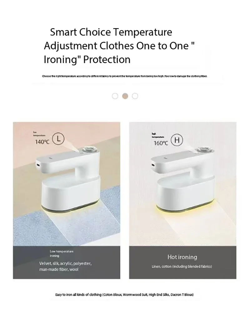 Portable Home Small Dormitory Travel Iron/mini Wireless Charging Iron ...