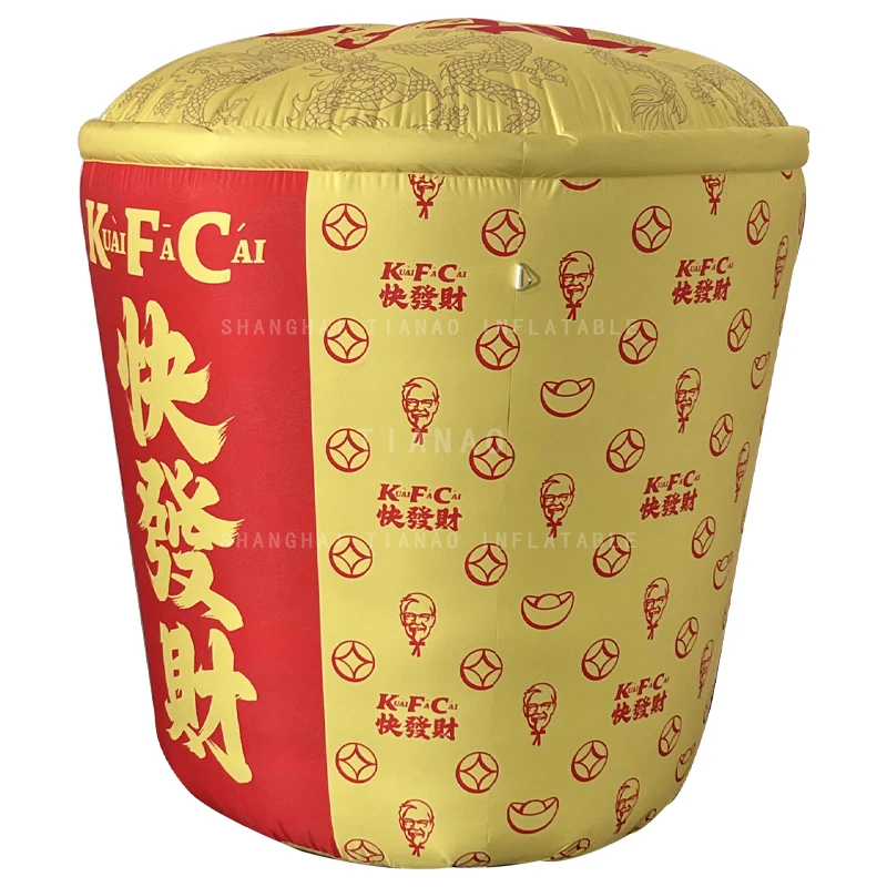 Inflatable KFC Bucket - Perfect for Advertising & Promotions