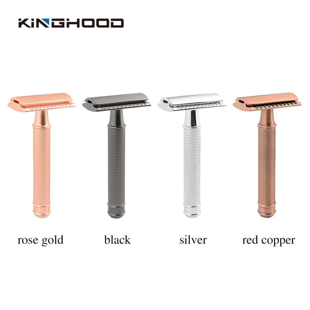 Reusable Metal Eco Biodegradable Facial Safety Razor and Razor Holder ...