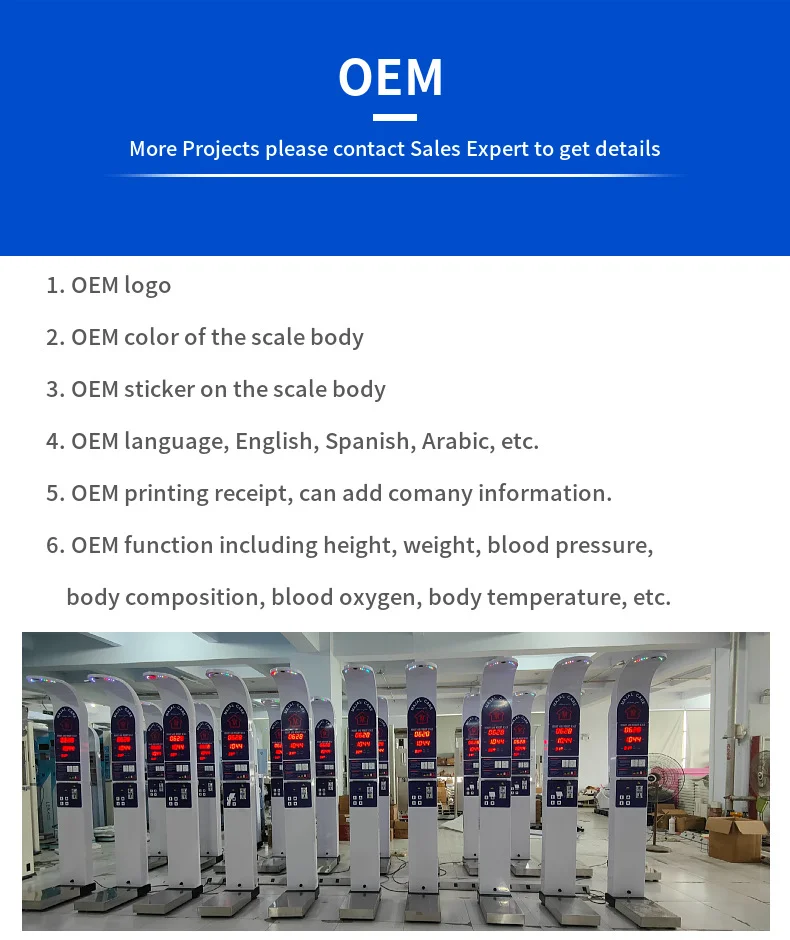 BMI Scale Range - Accurate Weight and Height Test Machine