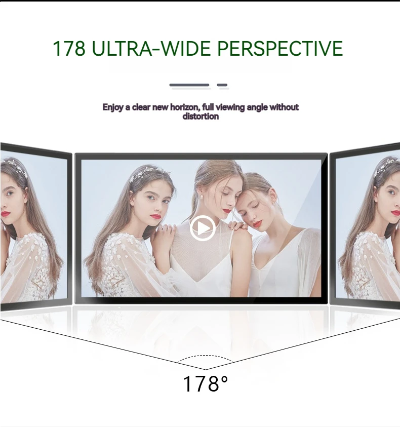 4k Full HD Monitor Waterproof Wall Mounted Digital Signage LCD Display ...