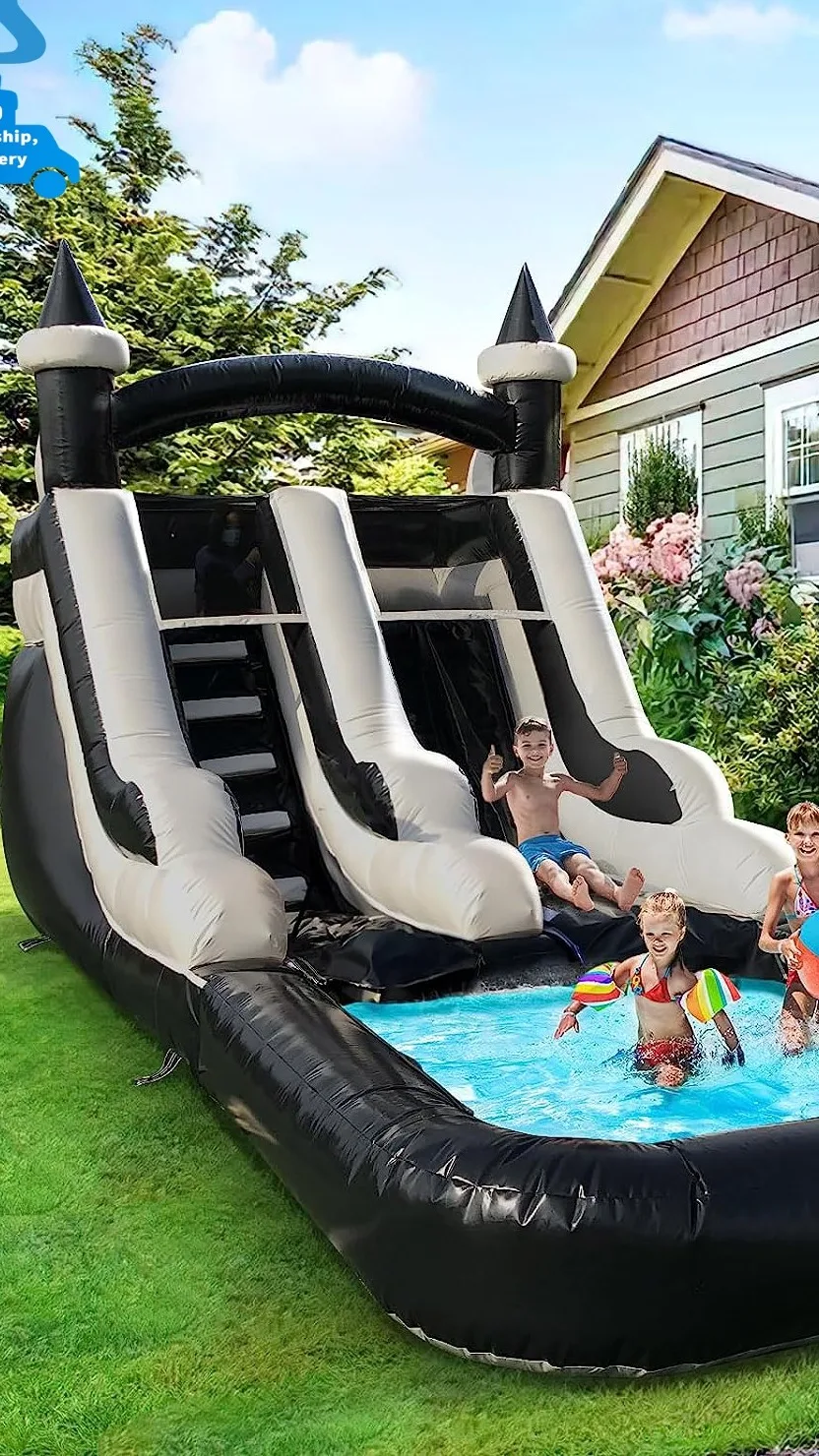 Outdoor Wet Dry 20ft 30ft Giant Customized Blow Up Commercial Pvc ...