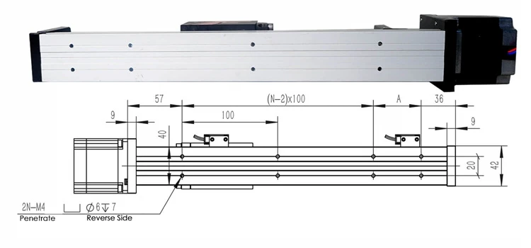 Cartesian Robot Multi-axis Linear Actuator Transmission System - Buy ...