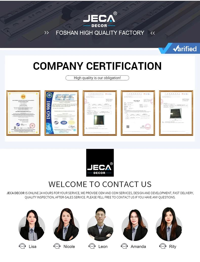 JECA Tile Profiles - Stylish & Durable Edging Trims