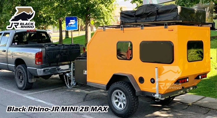 Fiberglass Pod Small Family Travel Trailer - off Road Camper