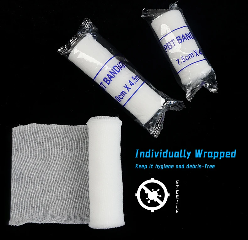 PBT Gauze Bandage Roll Tape Rolled Gauze Wrap Breathable Gauze Wrap ...