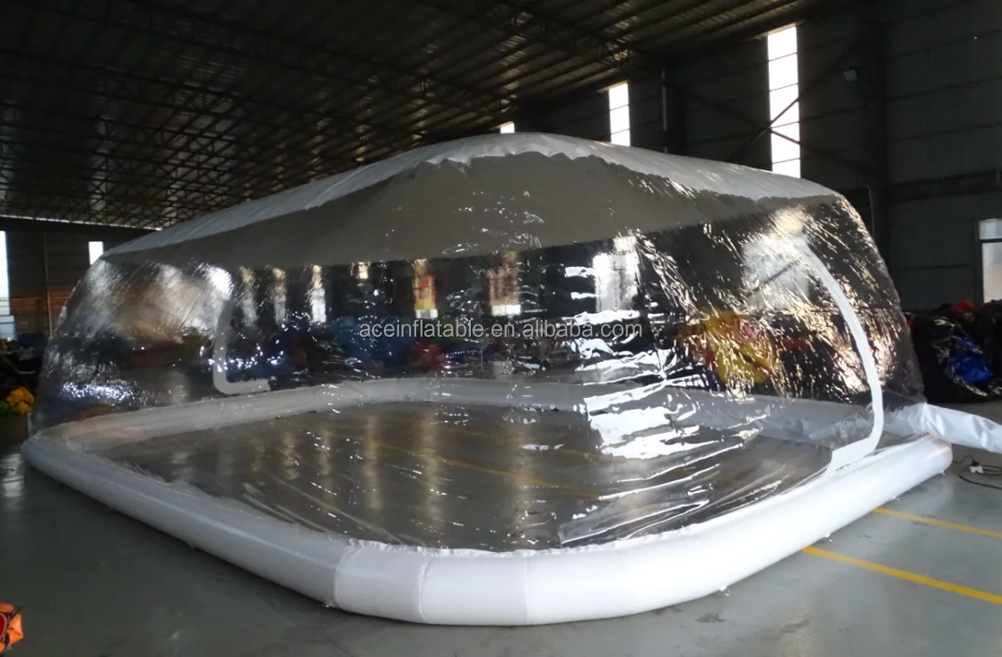 Portable Transparent Winter Inflatable Swimming Pool Tent