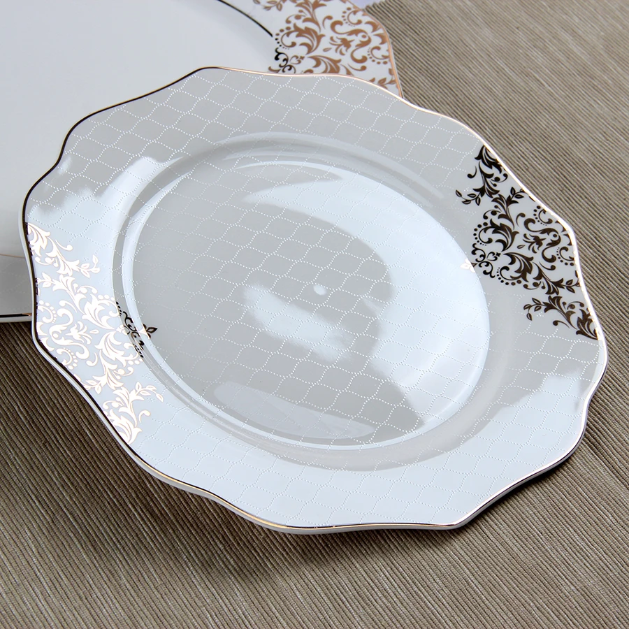 Turkish Market Nice Design with Gold Line 18pcs Dinnerware Set Bone ...