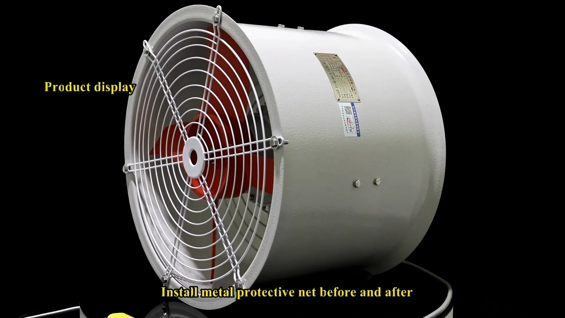 Rounded Poultry Farm Industrial Explosion Proof Ventilation Fan 8 Inch ...