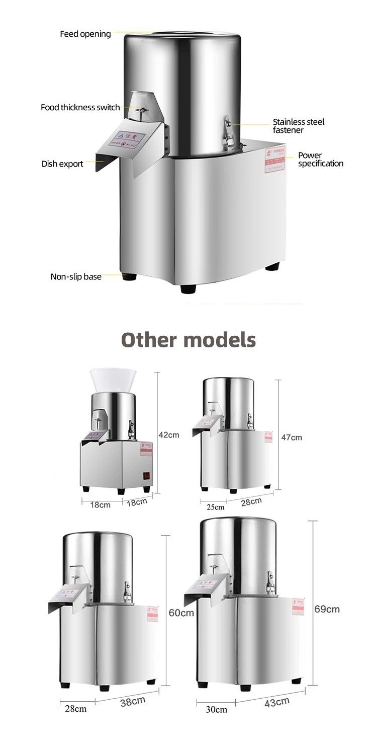 Restaurant Kitchen Equipment Automatic Potato Cucumber Vegetable ...