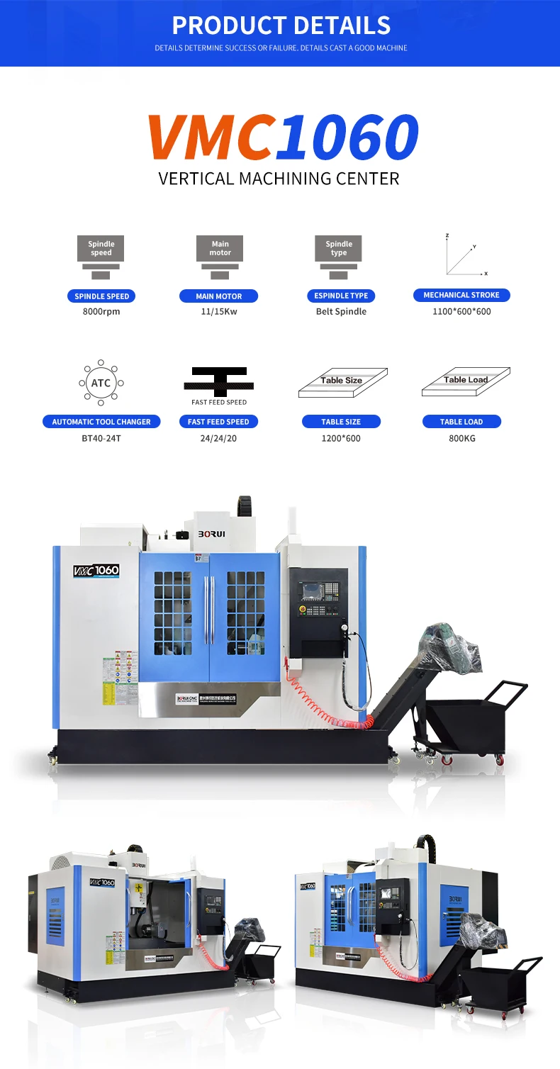 Cnc Vmc 1060 Cnc Vertical Milling Machine Vmc1060 Vmc Machine - Buy Cnc ...