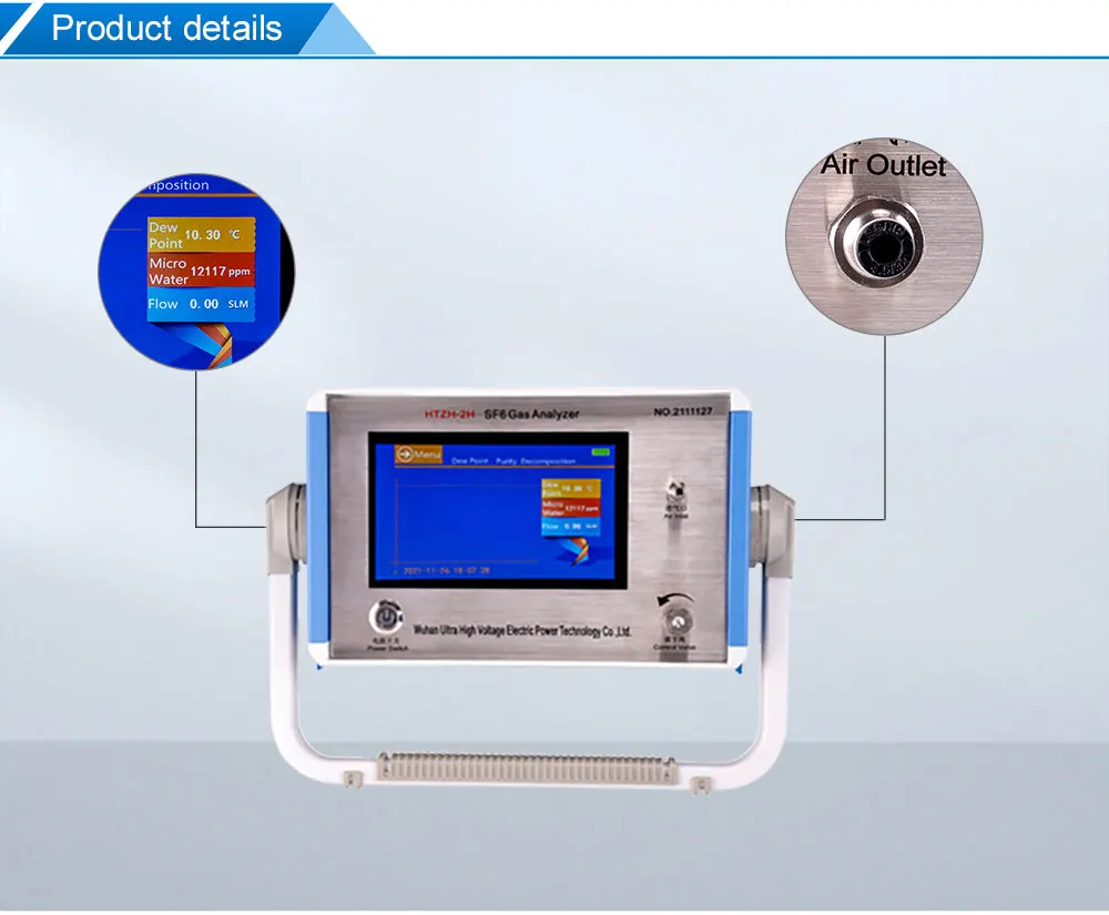 G Uhv-600 Sulfur Hexafluoride Comprehensive Tester Sf6 Concentration ...