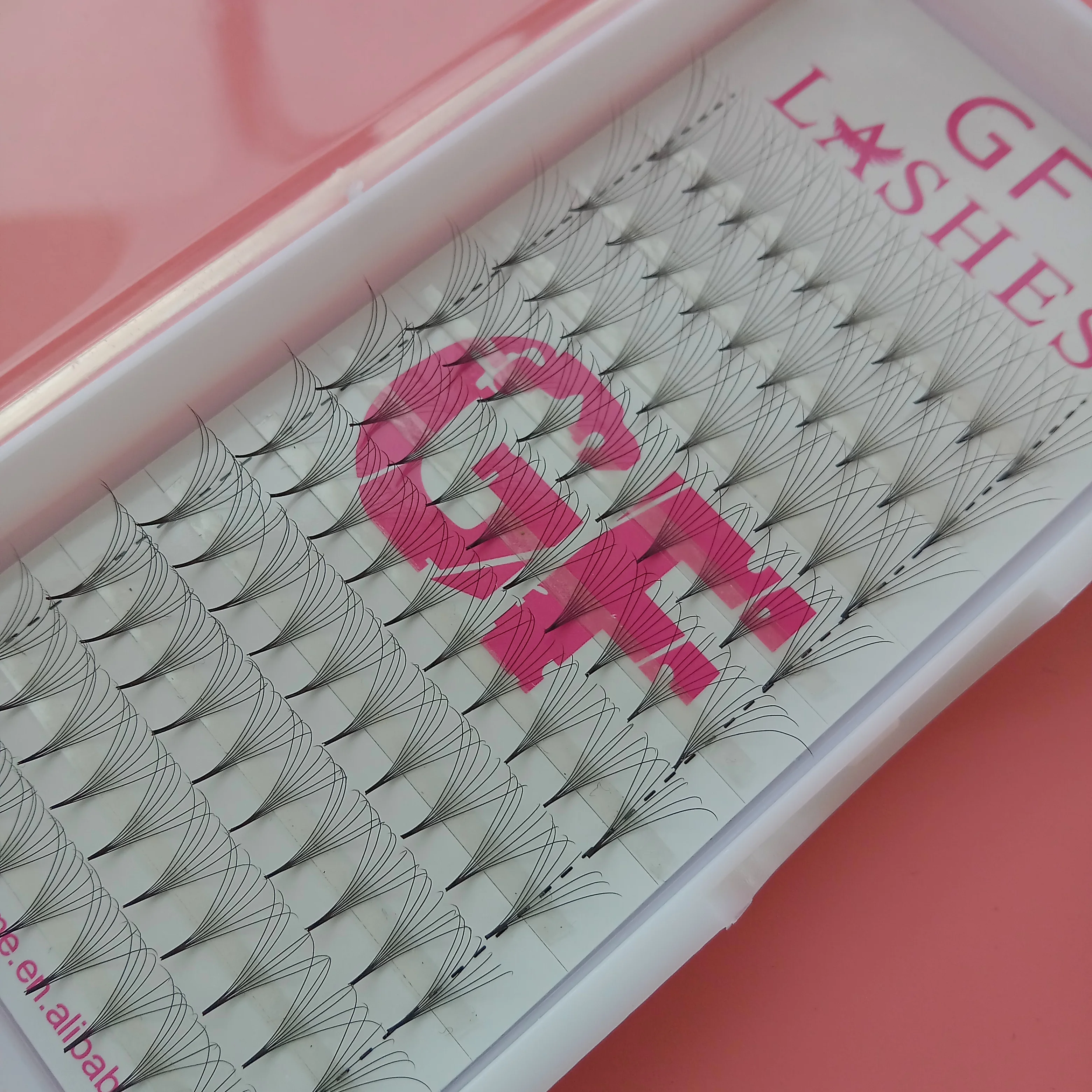 Premade Fans 2d 3d/4d/5d/6d Eyelashes Natural C D Curl Short Steam Lash Trays Eyelash Extension ...