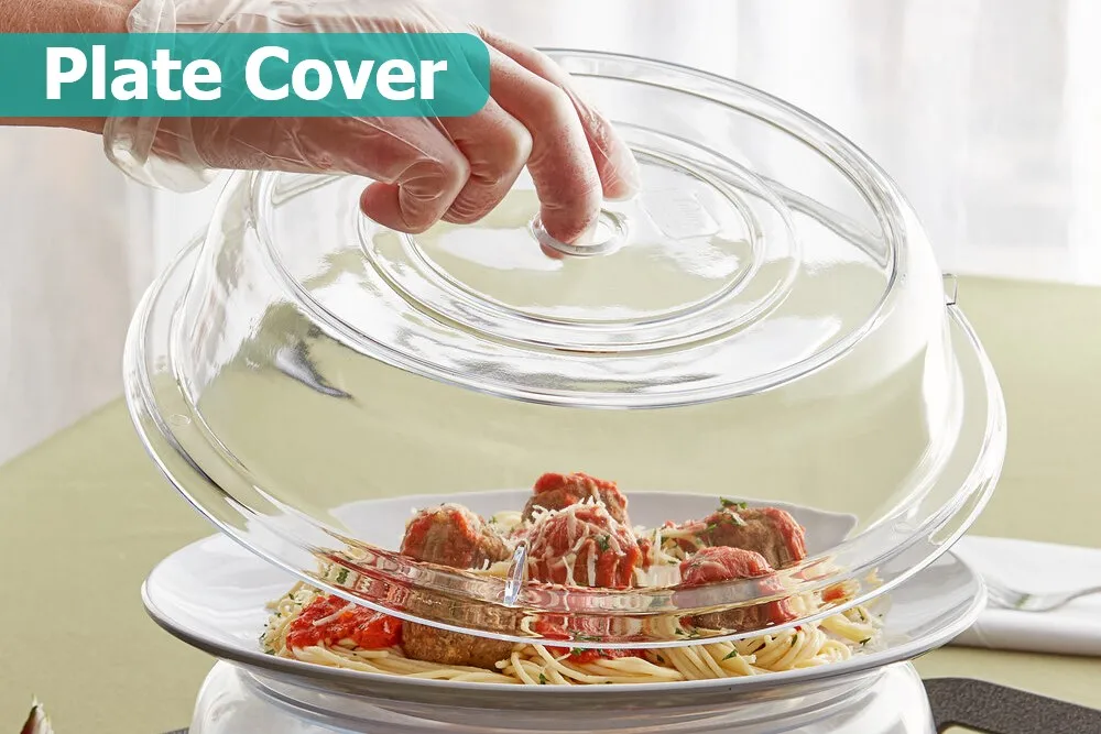 Catering FoodService Plastic Polycarbonate PC Transparent Plate Dish ...