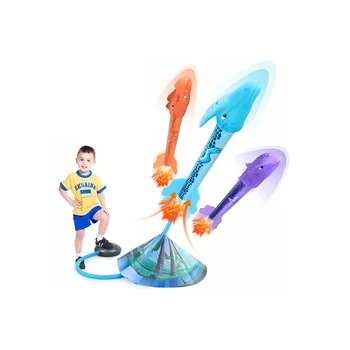 Dinosaur Rocket Toy Launcher For Kids Toys Rockets Soft Rubber With ...