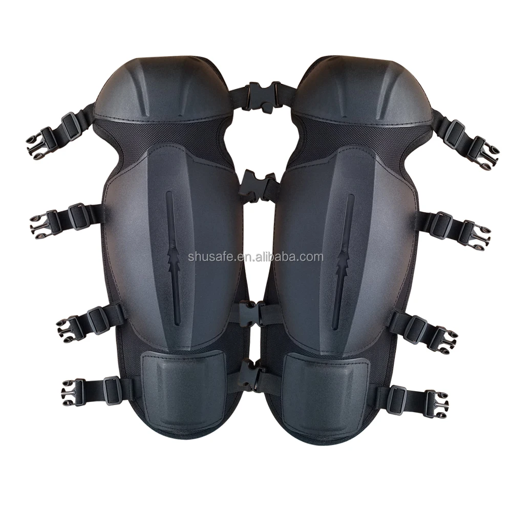 KN6003 High Quality Orange Plastic Shell Lawn Mower's Shinguards