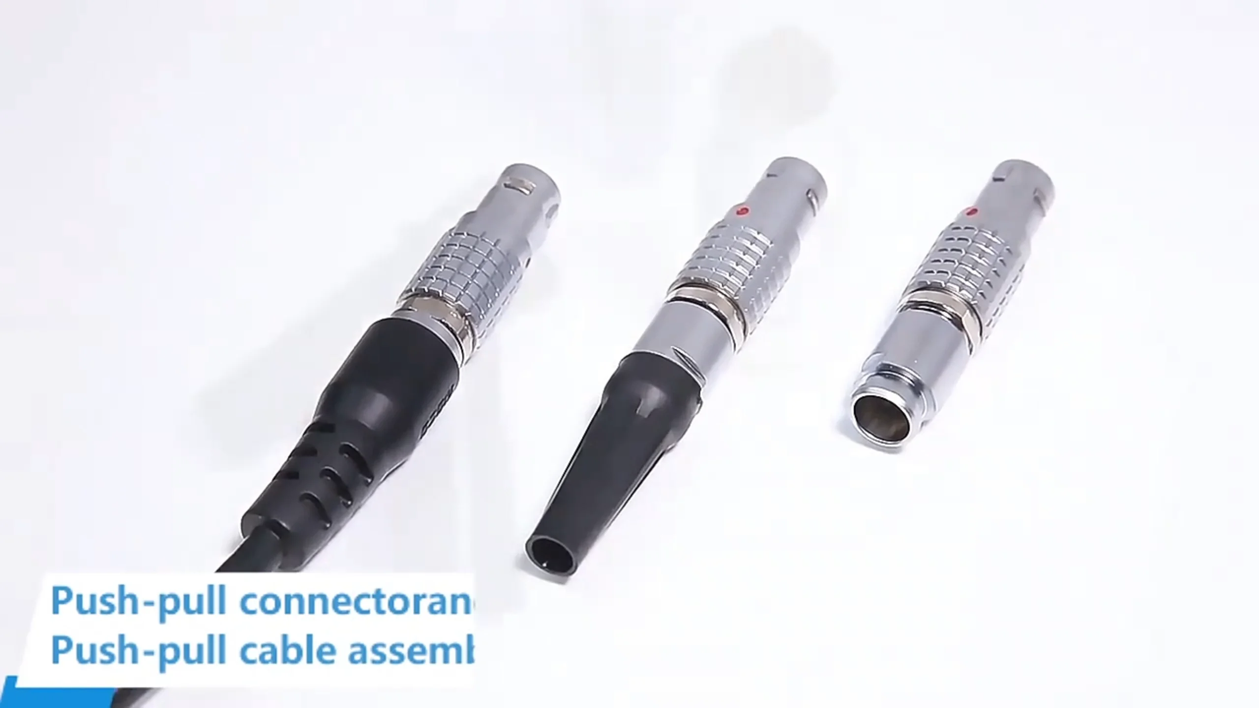 High Quality Push Pull Self Locking S Series Metal Half Moon Connector ...