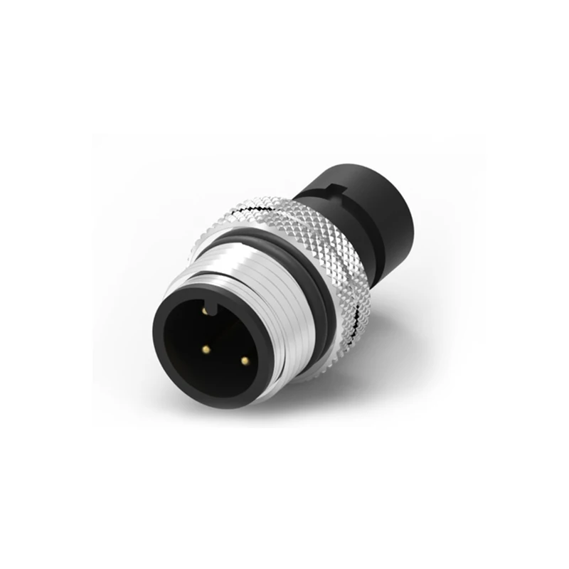 M12 A Coded 3pin Male Solder,M12 3pin Plug Solder,M12 3pin Connector ...