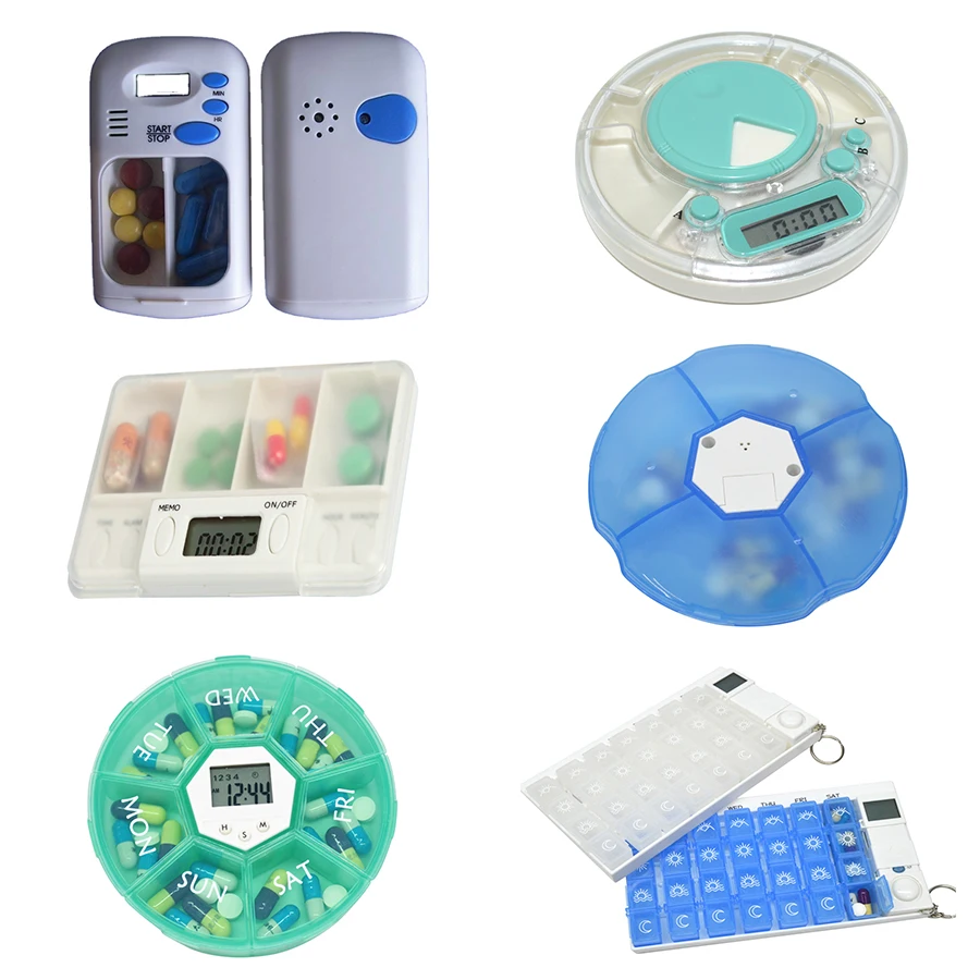 Potable Medicine Box Carrying Health Vitamin Remind 7 Days Smart ...