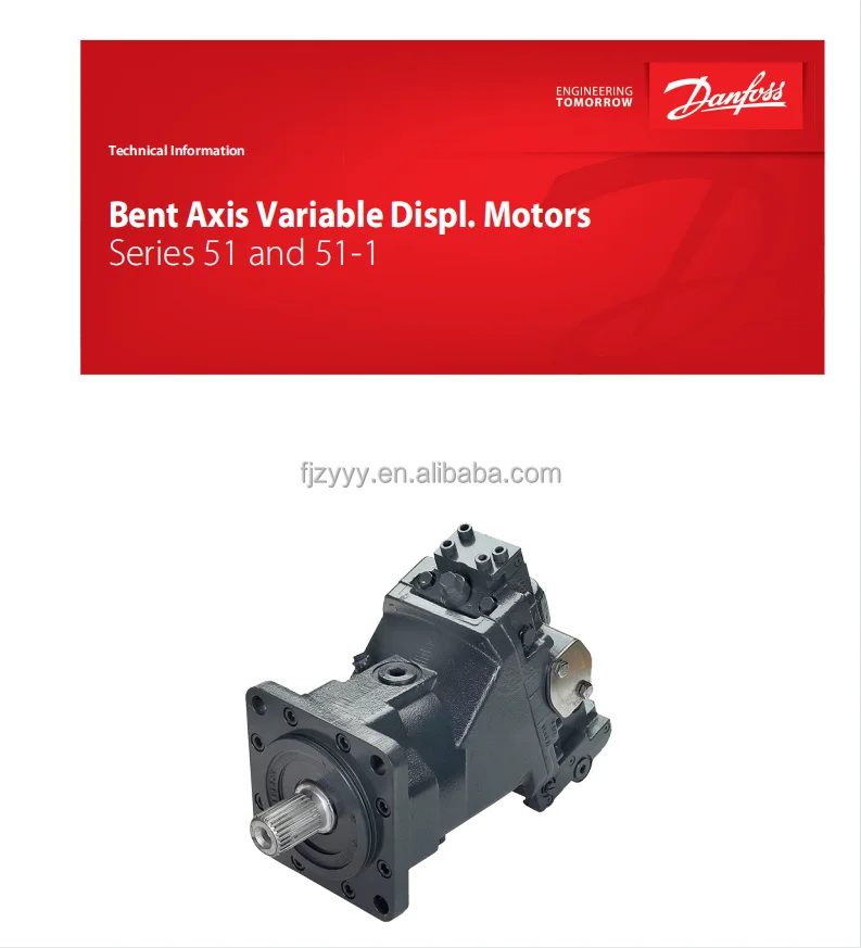 绍尔丹-福斯51d060 51d080 51d110 51d160弯轴可变排量电机51d080 Rd2n Hsa2 ...
