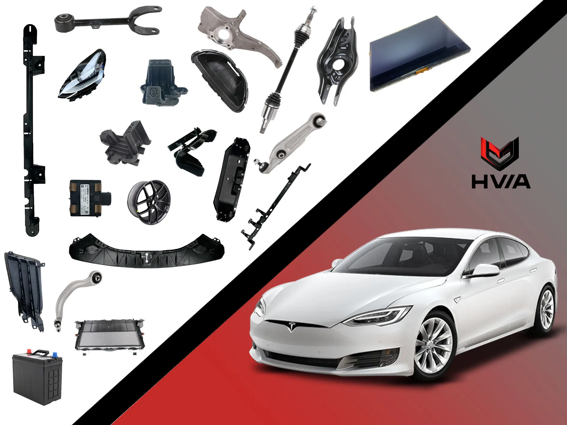 Factory Direct Sale Auto Parts For Tesla Model 3 Modified Track Version ...