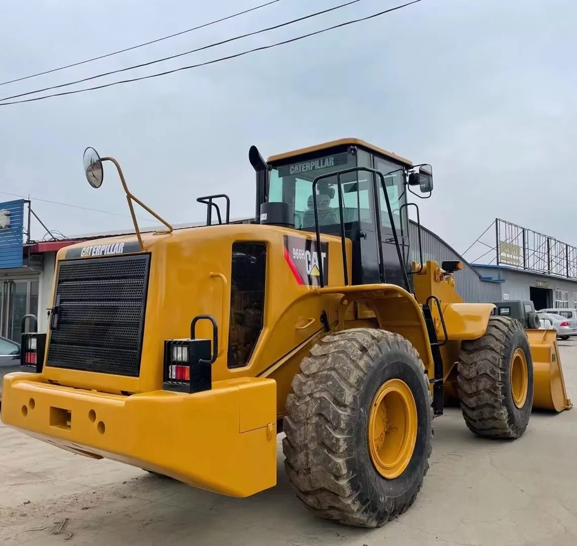 Used Japan Wheel Loader Original Caterpillar 966h Wheel Loader Front ...