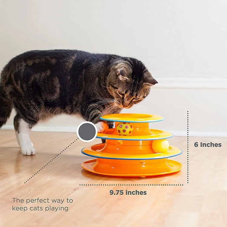 Wholesale Best 3 Levels Ball Toys for Cats - Interactive Play