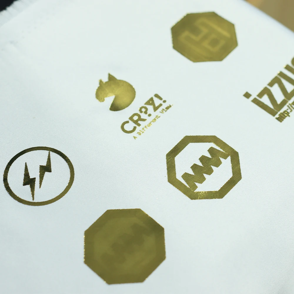 Gold Foil Dtf Pet Film With Unique 3d Embossing Effect For Dtf Printers ...
