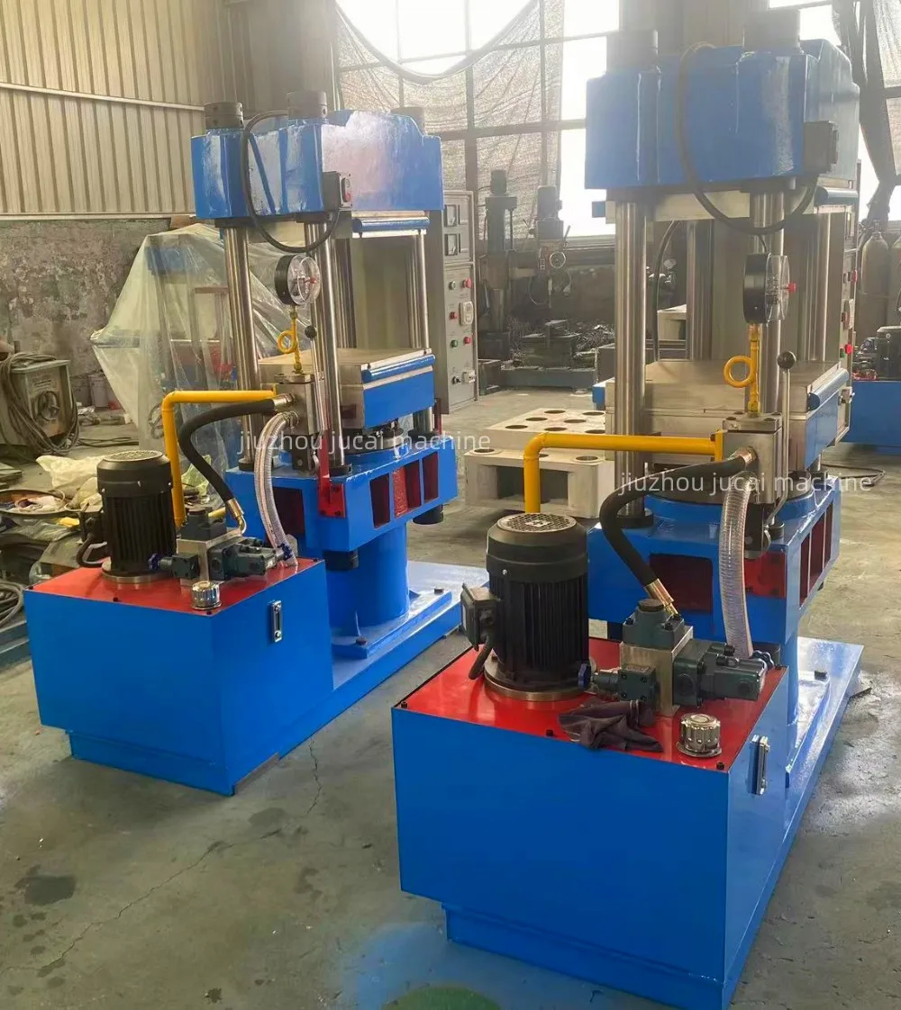 Hand Control Rubber Vulcanizing Press Machine 100ton Rubber Vulcanizing ...