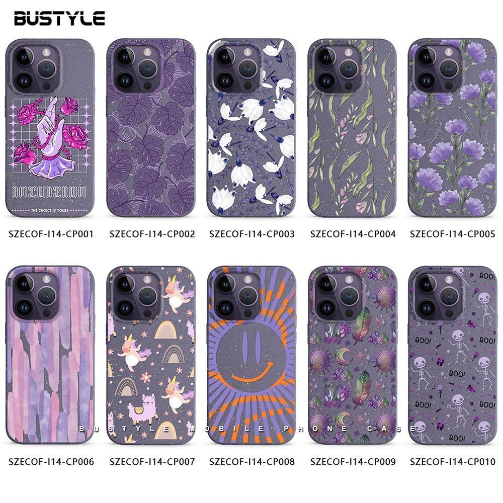 Personalised 100% Biodegradable Cell Phone Accessory Case For Iphone 14 ...