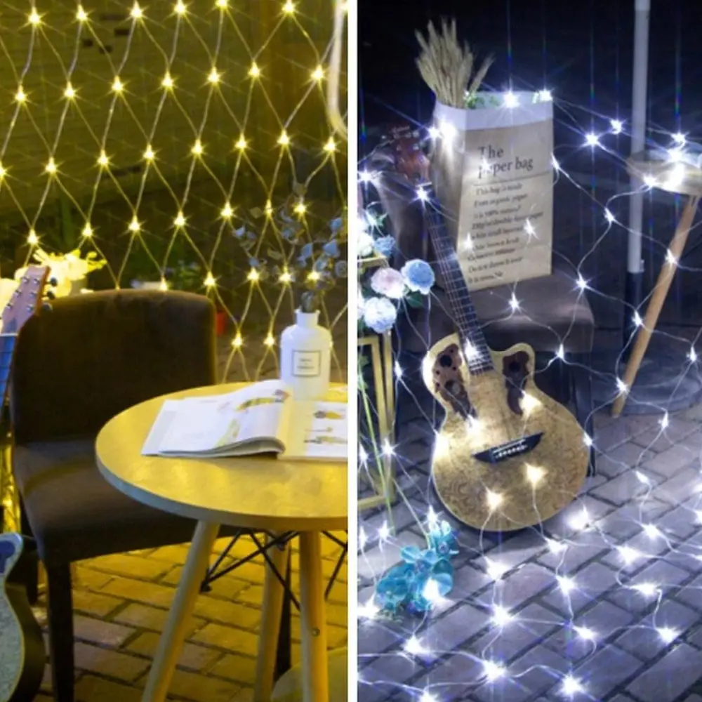 3*2m 192 Led Fishing Net String Lights,Waterproof Outdoor Park Street ...