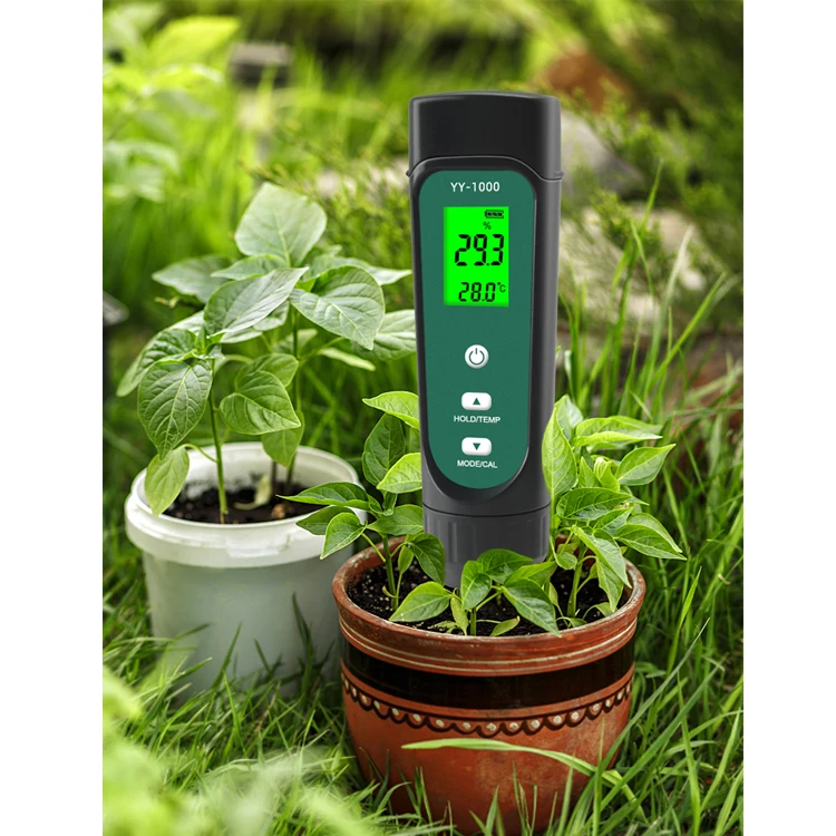 Hedao Yy-1000 3 In 1 Soil Ec Meter For Soil Moisture Temperature And ...